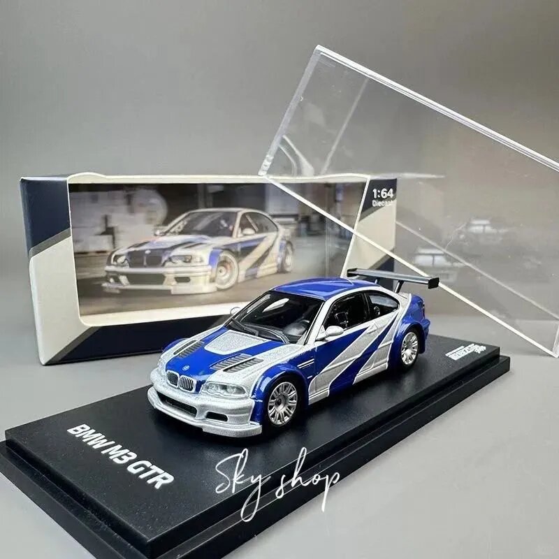 Машинка Almost Real 1:64 BMW M3 GTR Need for Speed, металл, 7 см