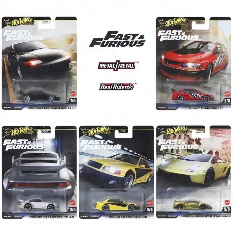 Hot Wheels FAST & FURIOUS модель автомобиля 1:64 Черный, HNW46-N 5 — фото 1