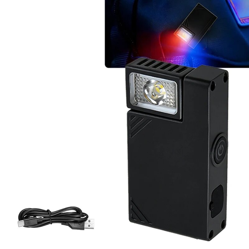Heinast Мини-фонарик EDC 8 режимов Черный, S554