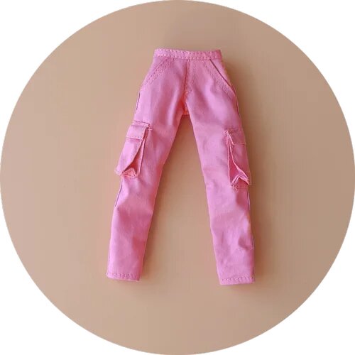 Брюки для куклы OB24, Azone, OB27, OB22 Розовый, 1pcs pant D, for ob22