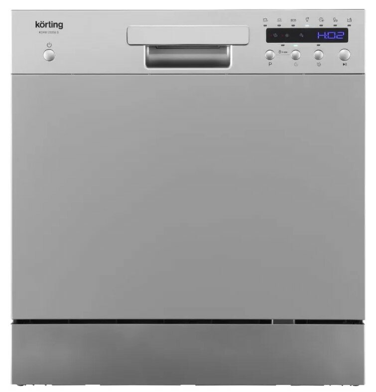 Отдельностоящая компактная посудомоечная машина 55СМ KDFM 25358 S KORTING