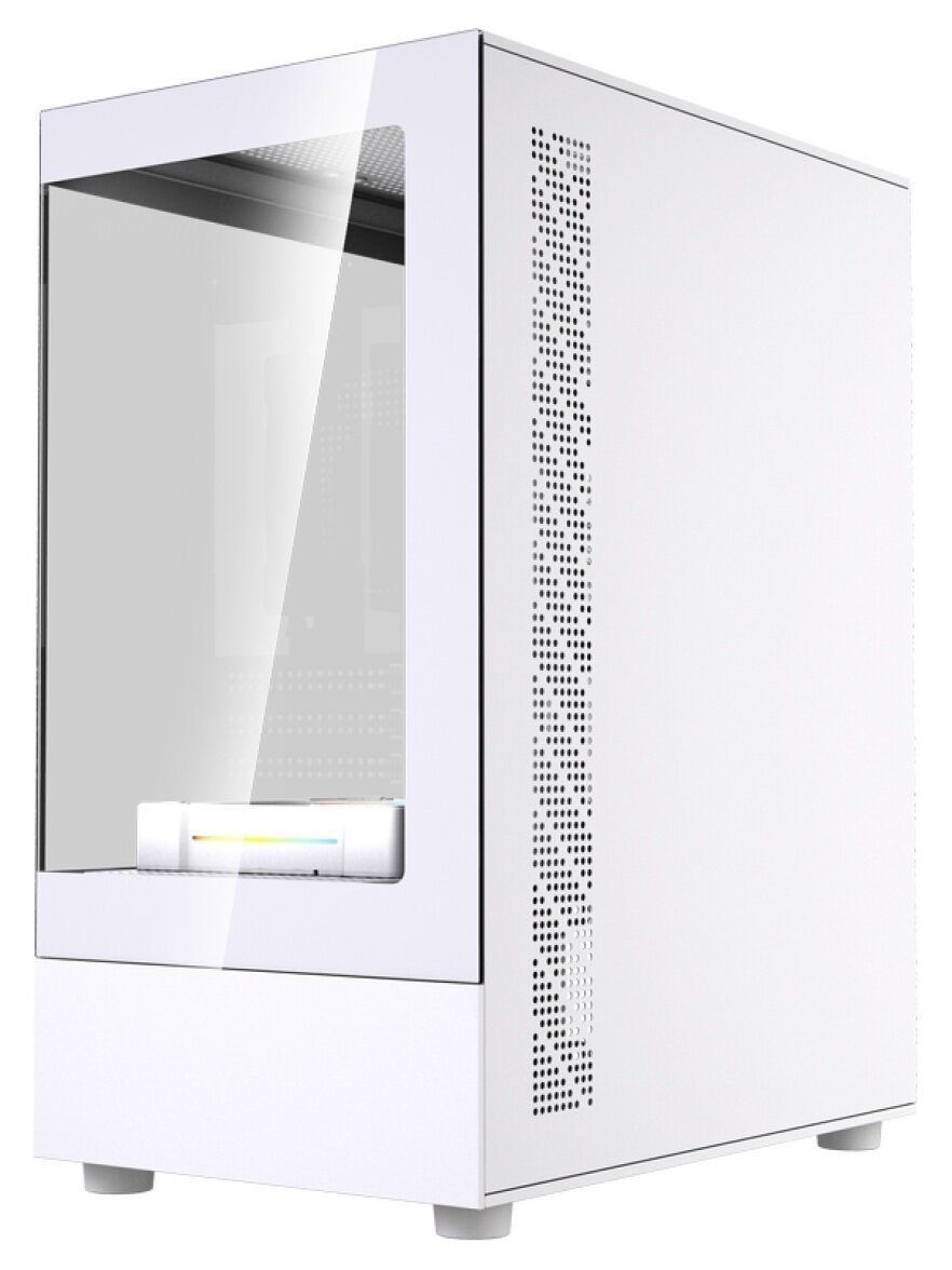 Корпус Powercase Vision Micro M1 ARGB, белый — фото 1