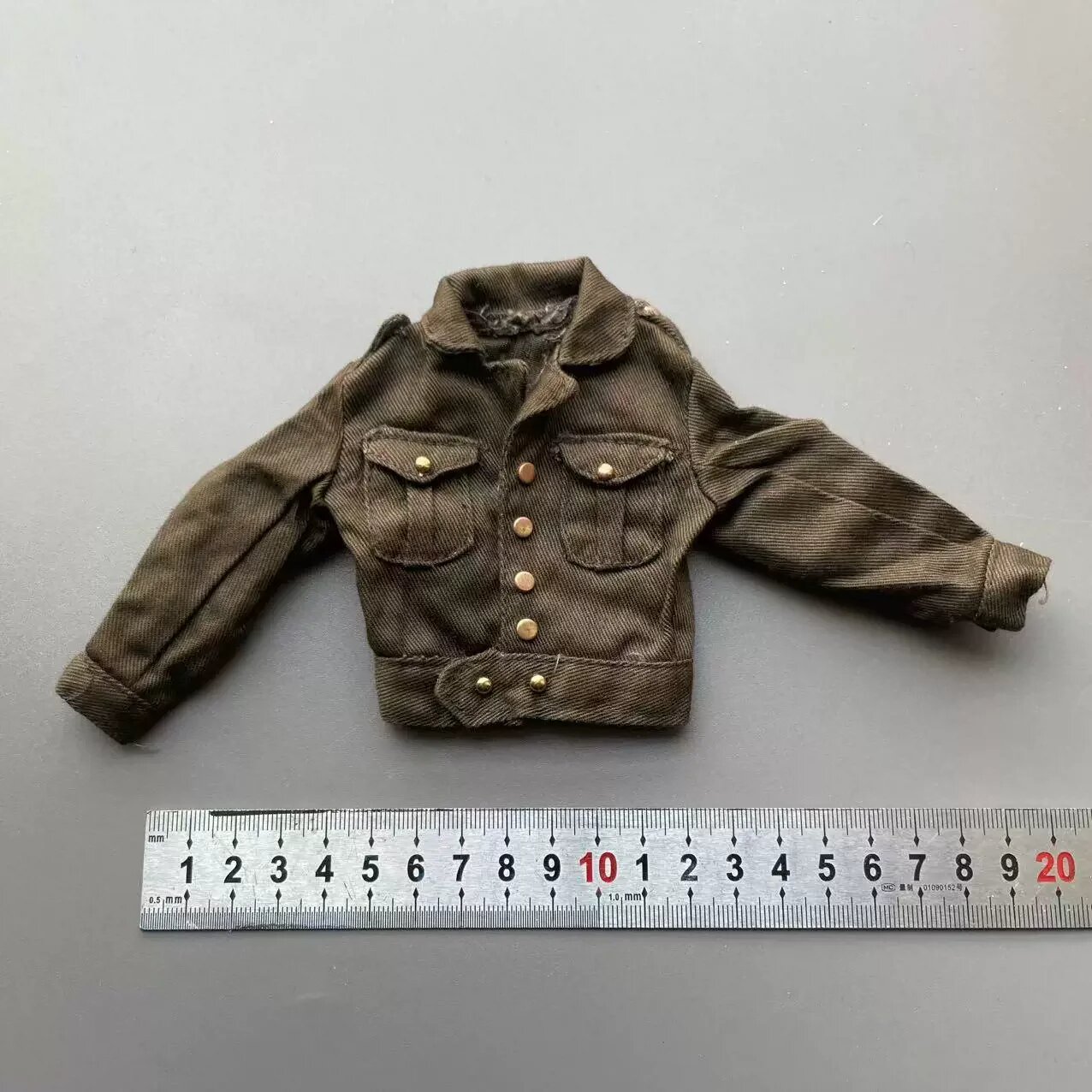 Женская ветровка JIAOU DOLL для фигурок солдата 1/6 Коричневый, for male-6