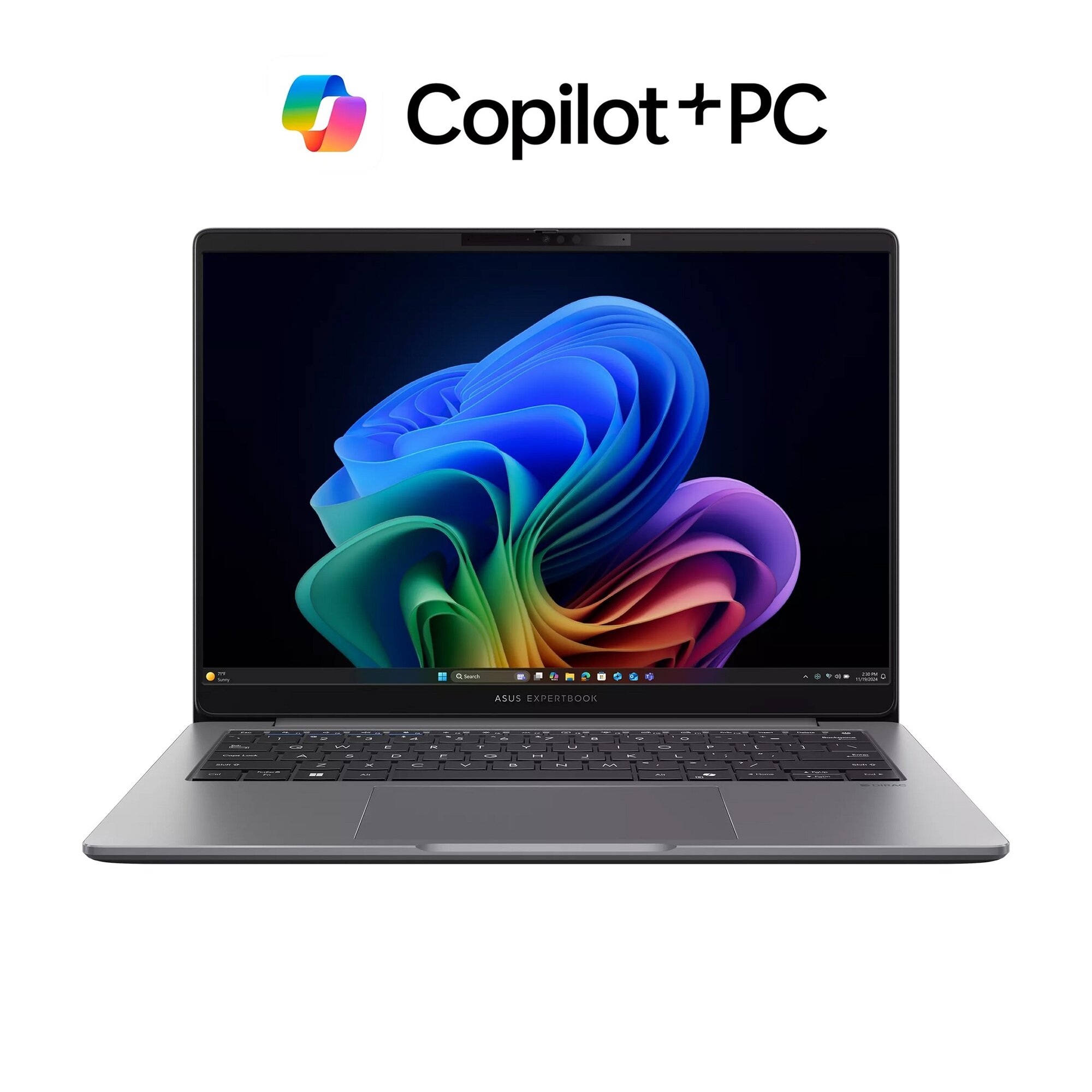 Ноутбук ASUS ExpertBook Mainstream PM3606CKA-PL0341W 90NX0981-M00C00 Grey 16" WQXGA Ryzen AI 7 350/ 64GB/ 1TB 2280 PCIE G4 SSD/ AMD Radeon Graphics/ Win11 Home