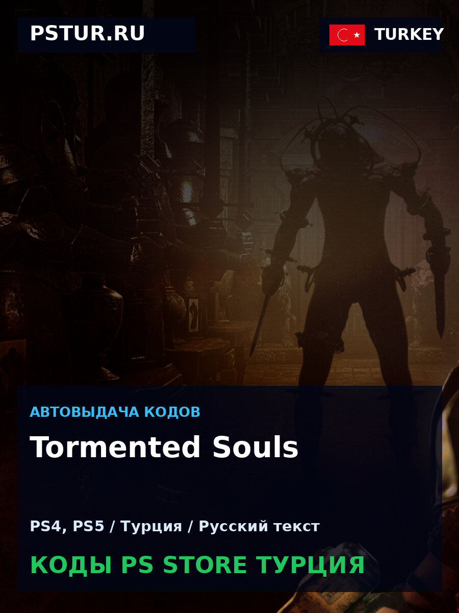 Tormented Souls PS4, PS5 — PlayStation Store Турция, цифровая версия