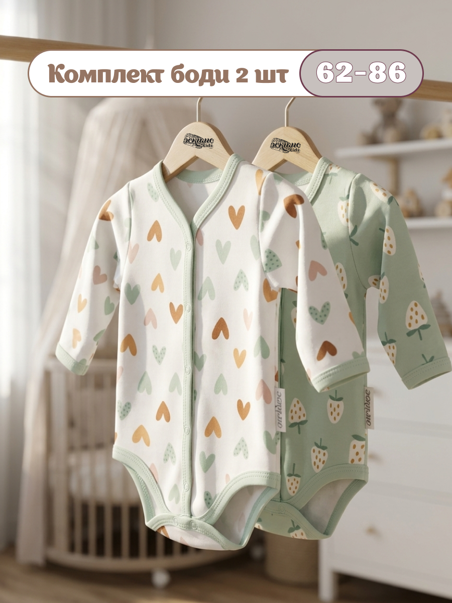 Боди, комплект из 2 шт.
