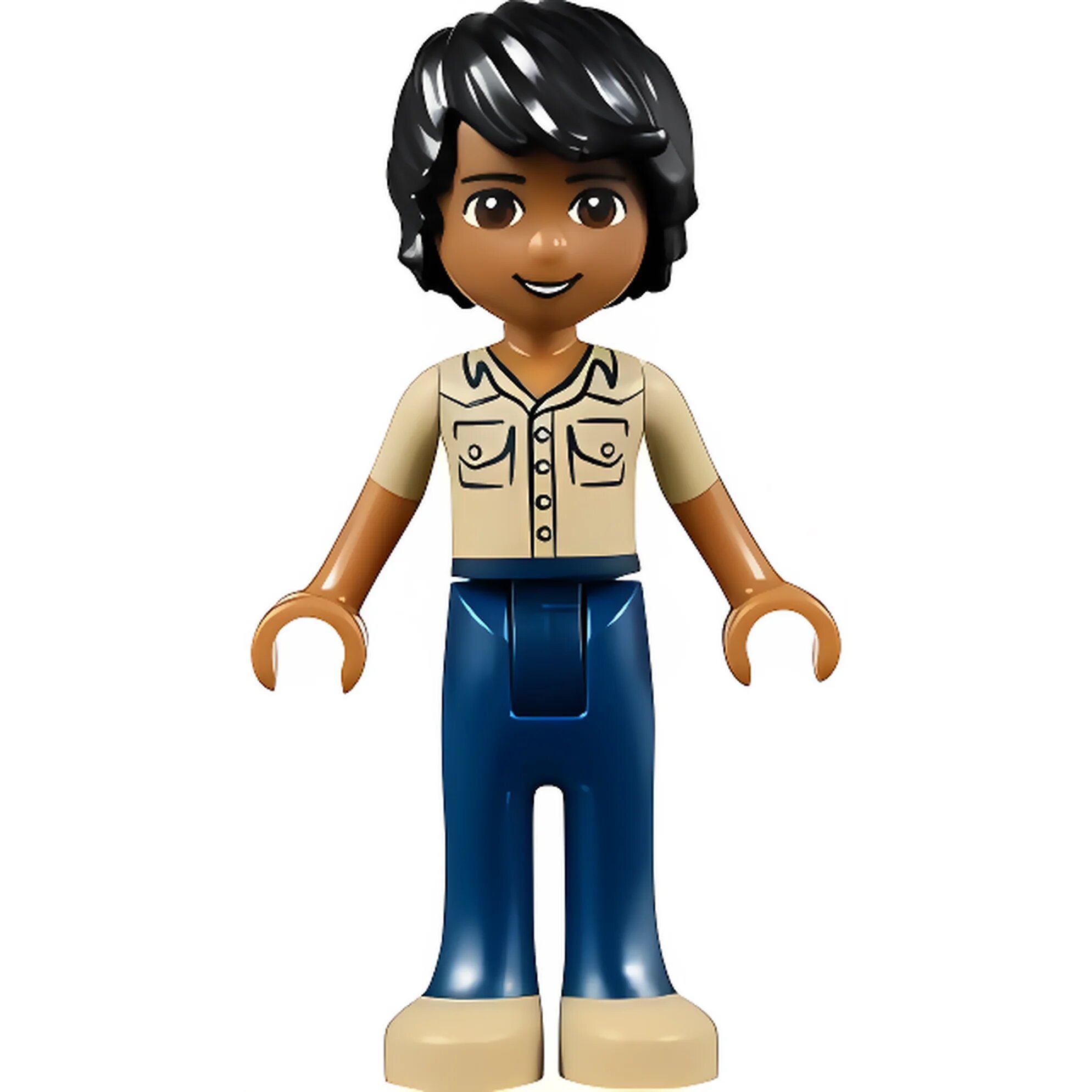 Минифигурка Lego Friends Matthew - Dark Blue Trousers, Khaki Shirt frnd0081 U