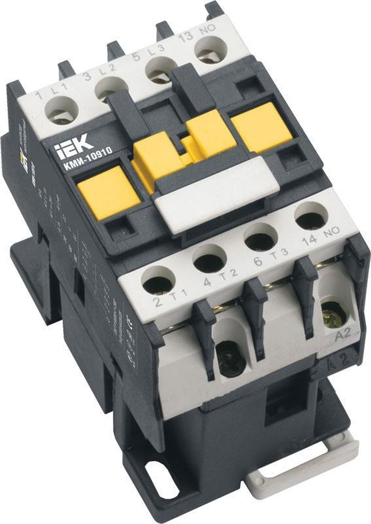 Контактор IEK КМИ-10911 9А 230В/АС-3 1НЗ для управления асинхронными электродвигателями