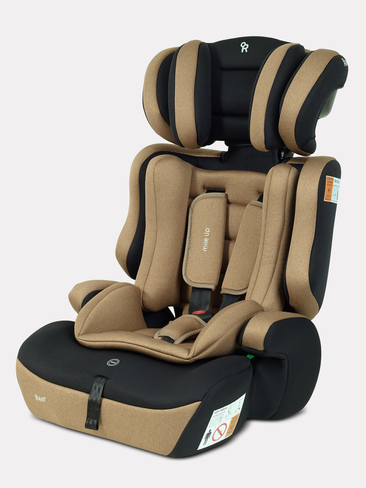 Автокресло Rant basic HC01 Майл Ап (Mile UP) Мокка (Mocca) (76-150см)
