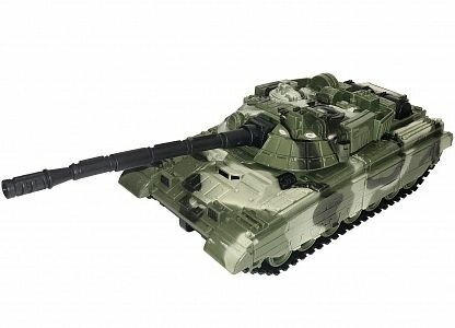Игрушечный большой пластмассовый танк камуфлированный 43 см
