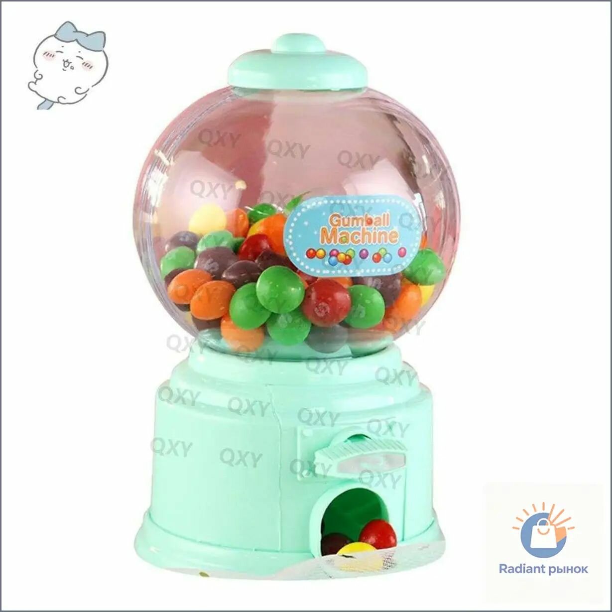 Симпатичный мини-автомат для приготовления Без конфет конфет-Macaron green