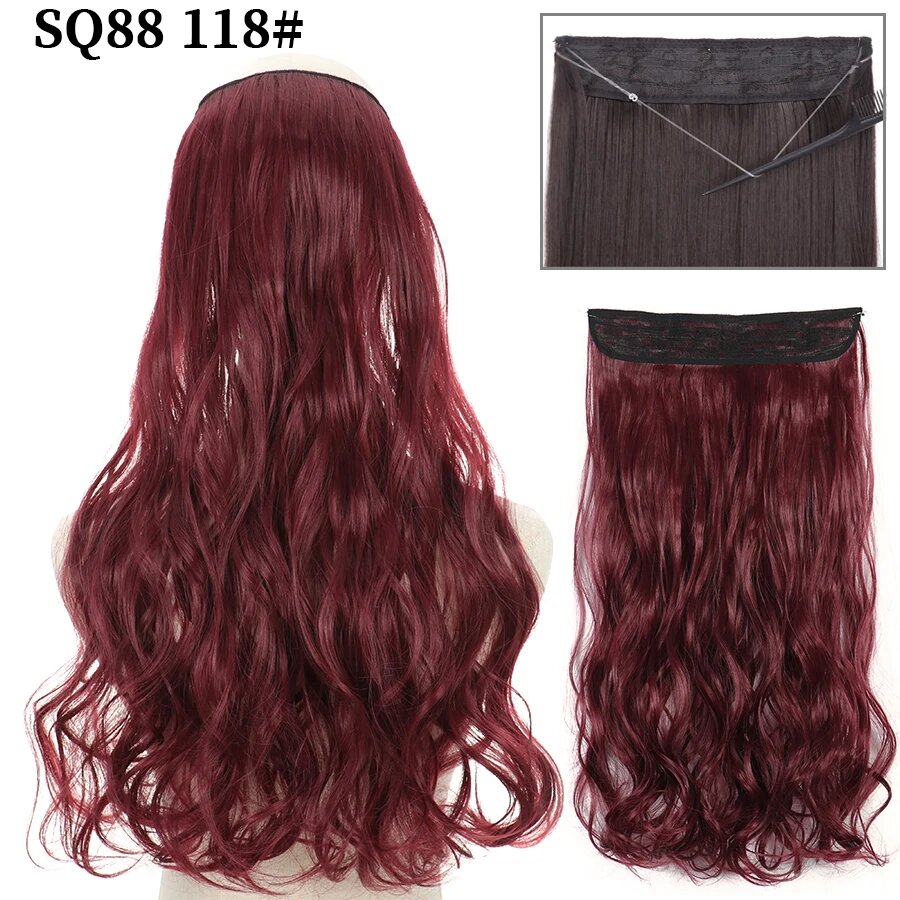Синтетические волосы NICESY Halo Wave коричневый блонд 40CM, 118