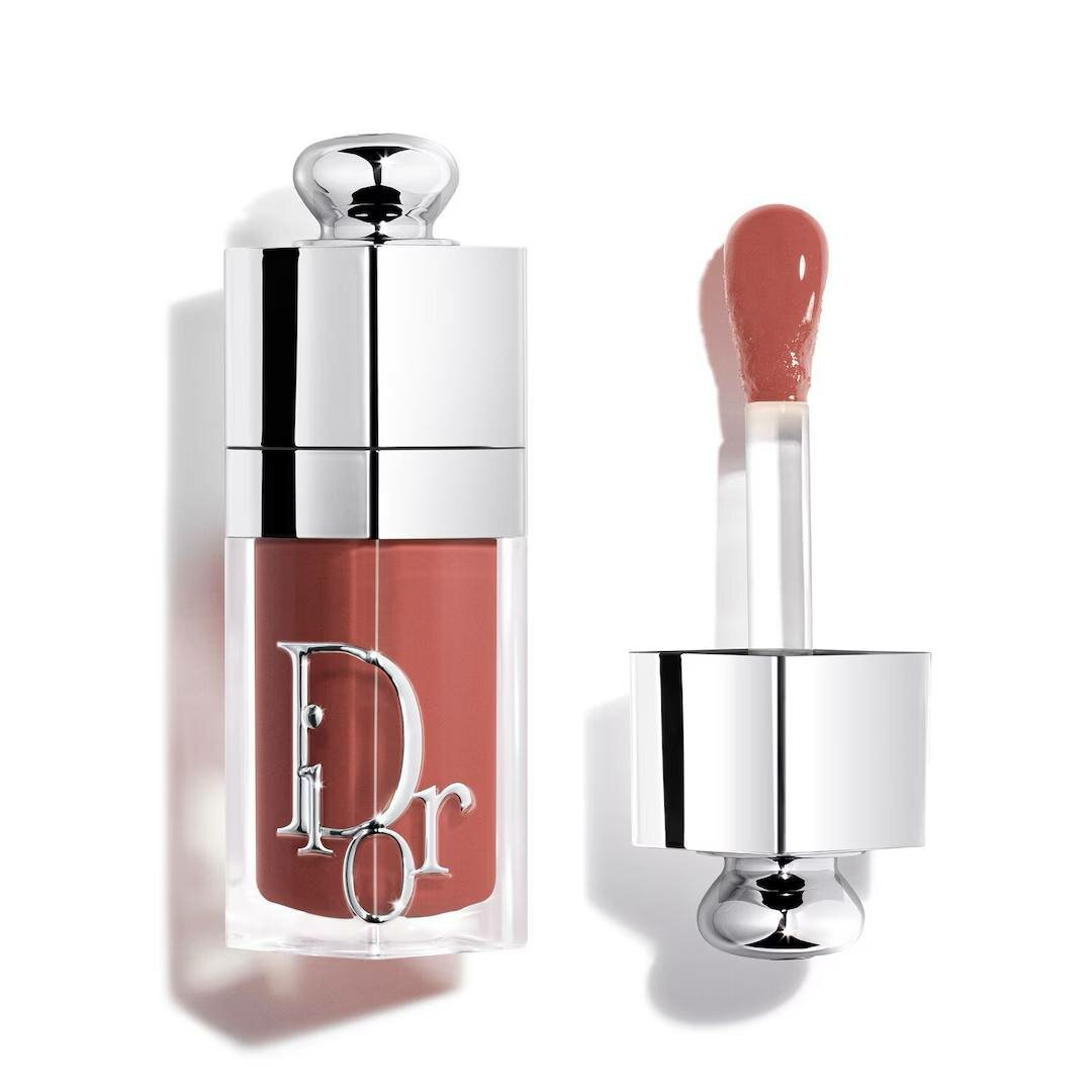 Ухаживающее масло для губ Dior Addict Lip Glow Oil, 6 ml| Глубокий уход, питание, эффект объема| оттенок 081 Latte.