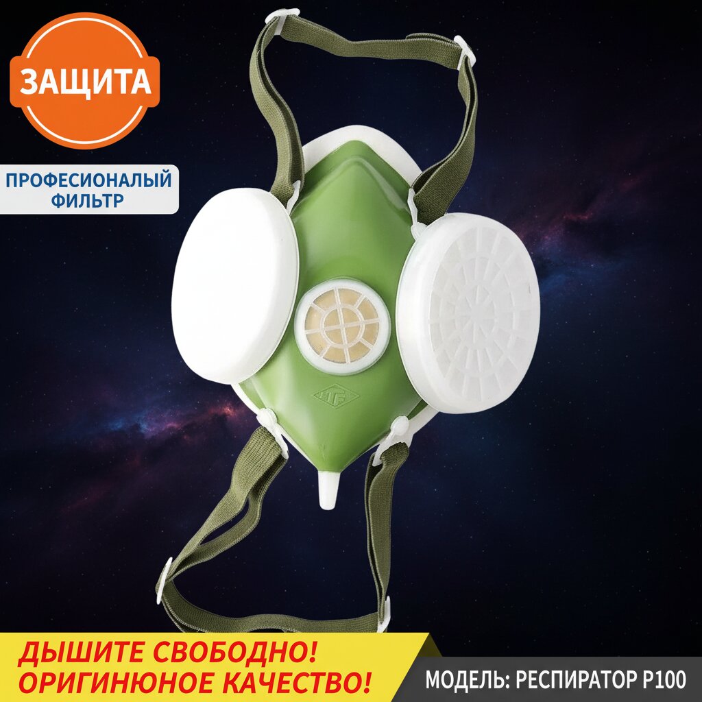 Противогаз, 1 шт.
