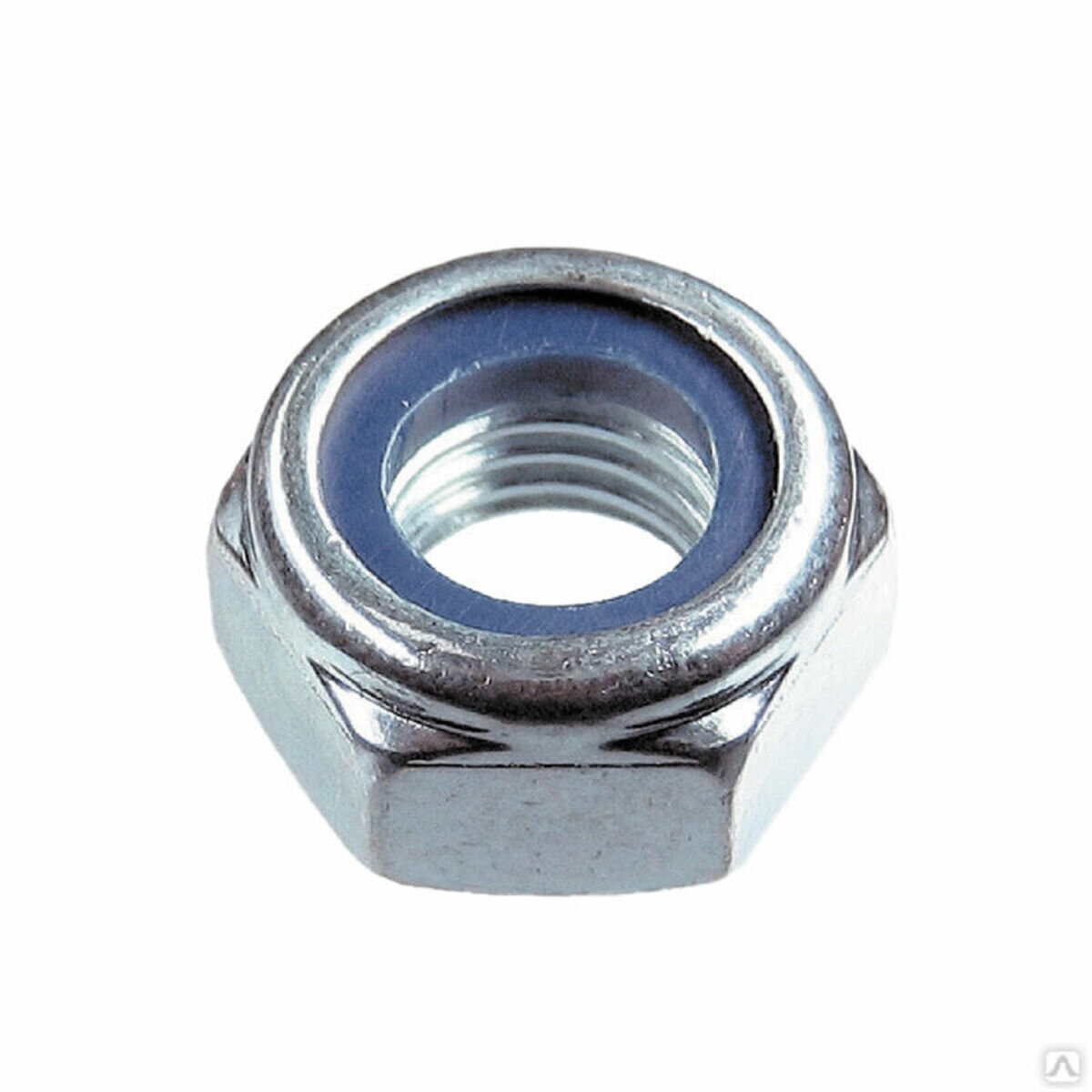 Гайка М6 со стопорным кольцом, цинк, DIN 985 (11000 шт в коробе) STARFIX