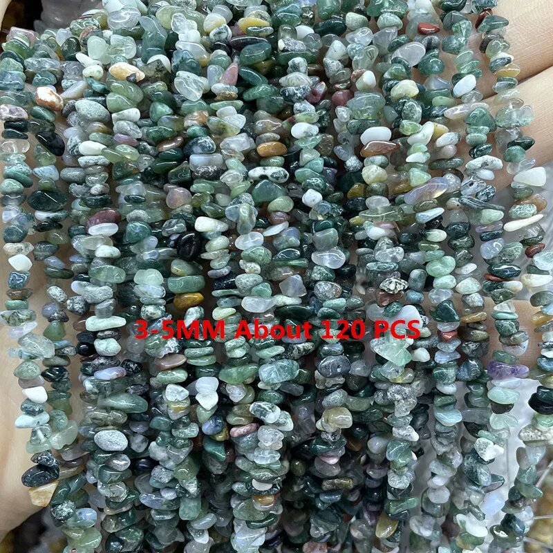 Индийские агаты, круглые бусины SYSRXLR для ювелирных изделий 3-5MM About 120 PCS