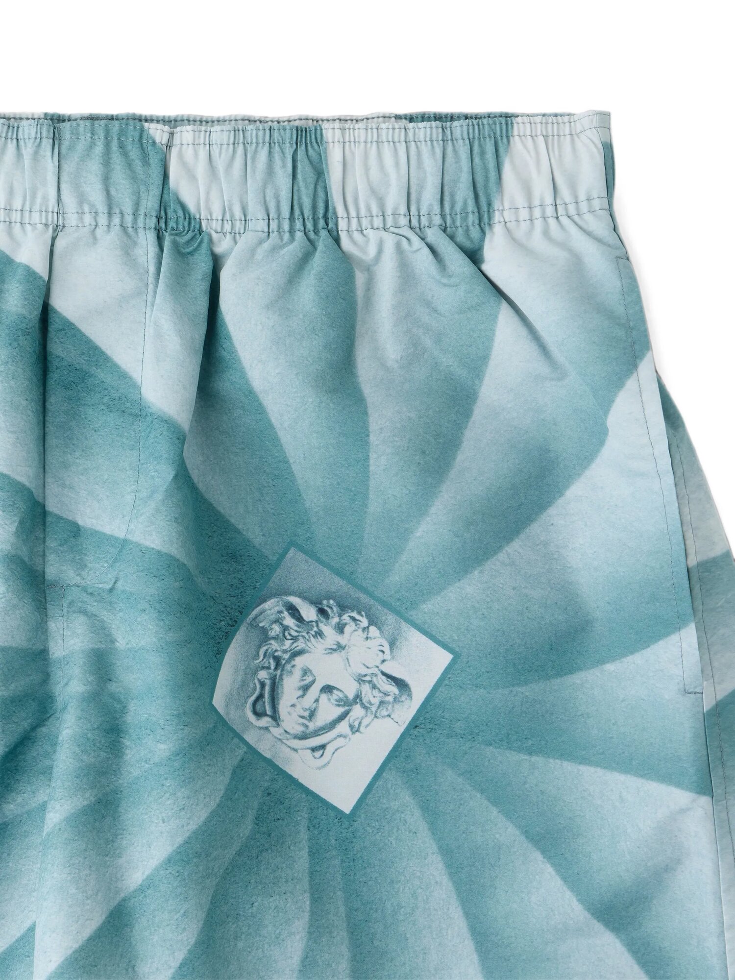 Шорты для плавания Versace Printed boardshorts, размер 56, blue — фото 1