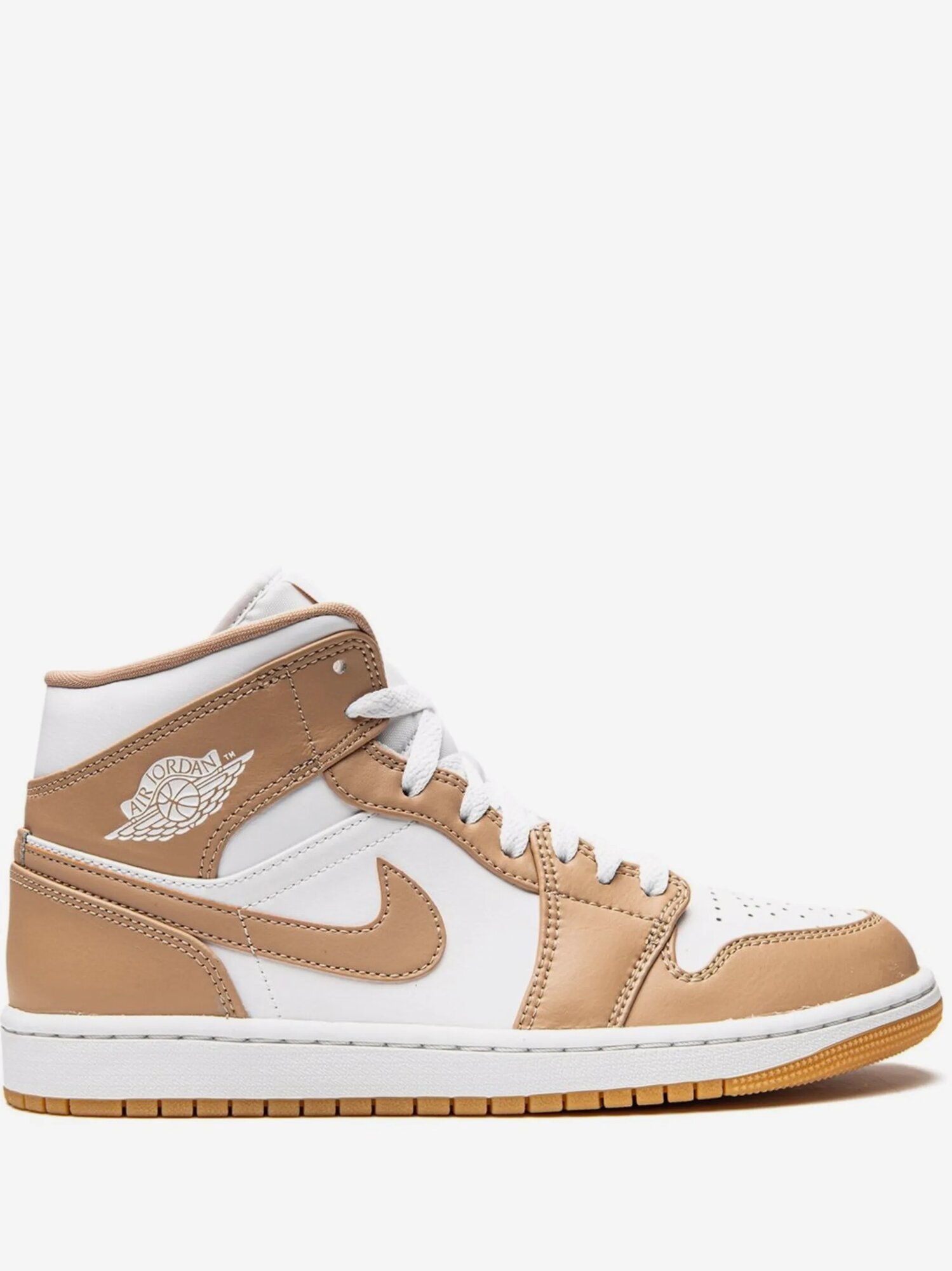 Кроссовки Jordan Jordan 1 Mid, размер 10,5 US, white