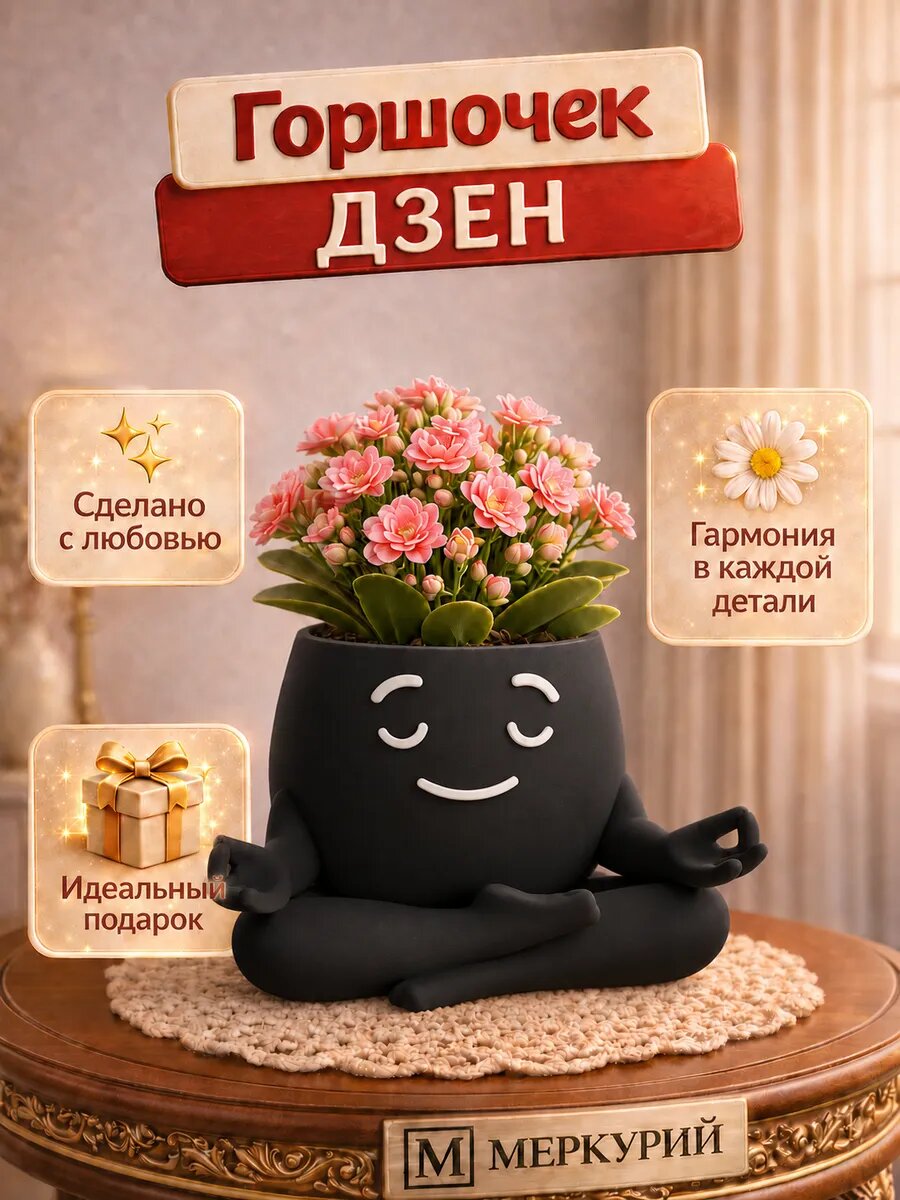 Горшок для цветов кактусов алое и суккулентов