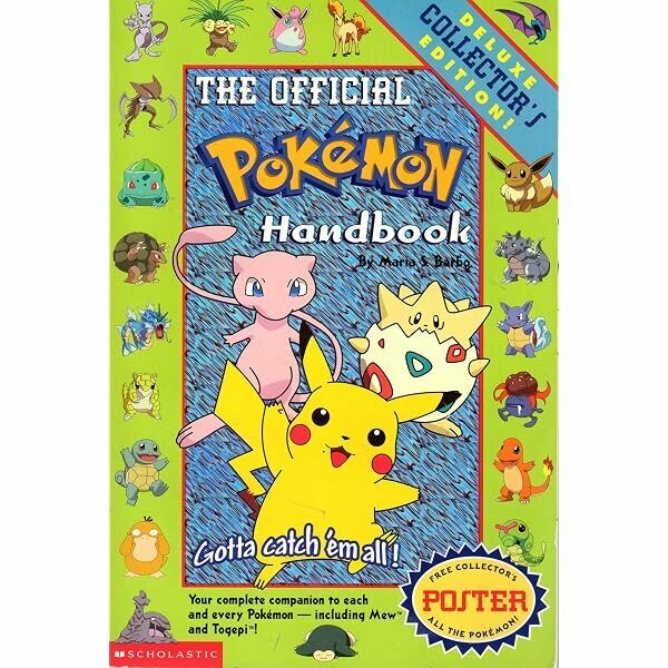 Pokemon: Official Pokemon Handbook: Deluxe Collecters' Edition: Official Pokemon Handbook: Deluxe Collector's Edition，Reprinted paperback book