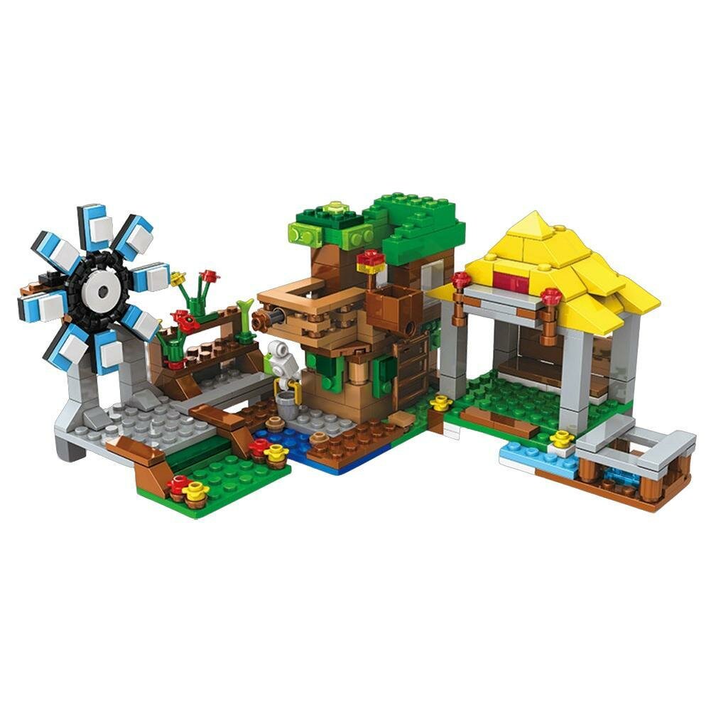 Игровой набор Домик на дереве Minecraft подарок для мальчиков и развивающая игрушка для детей.