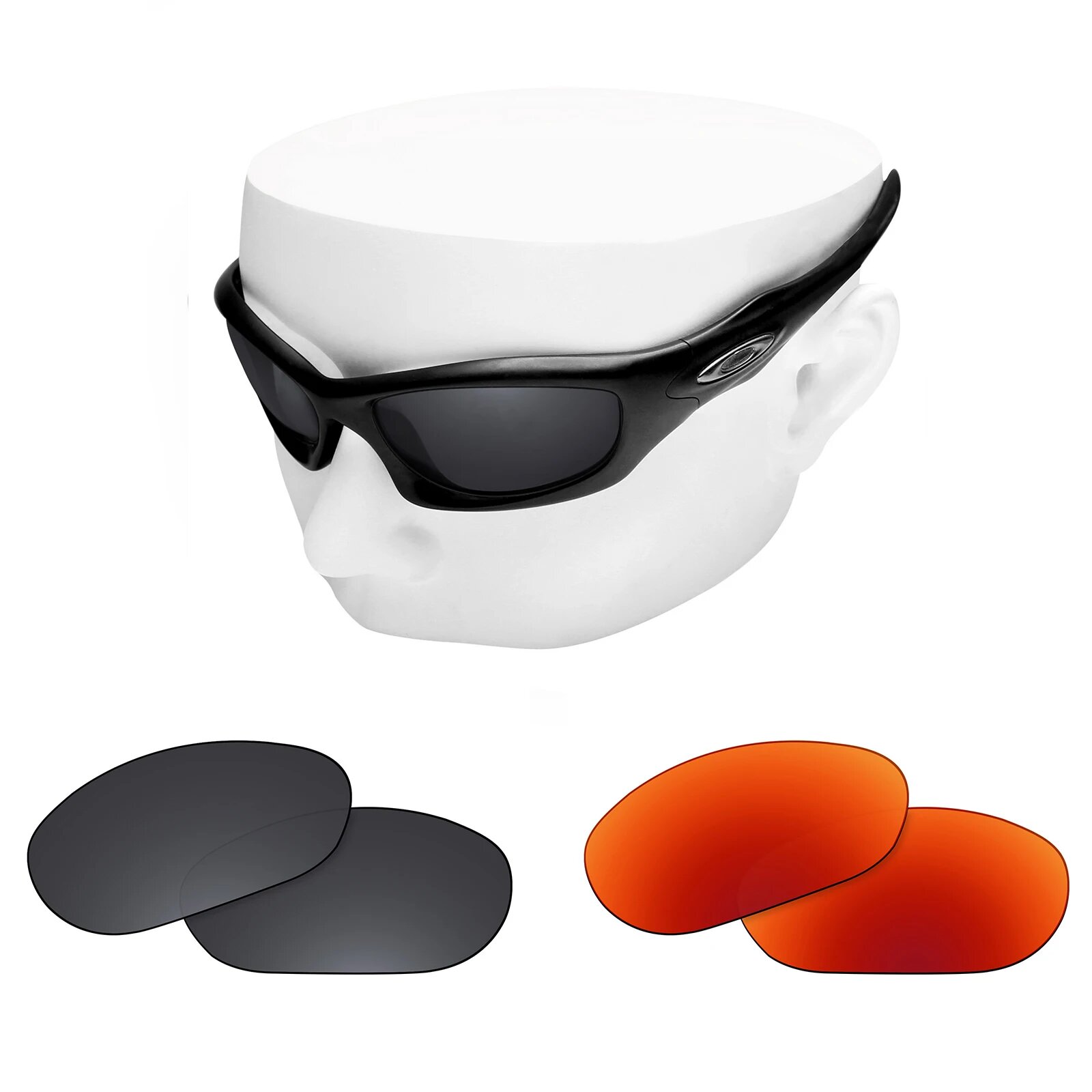 Сменные линзы Oakley Monster Dog, Белый, 2 шт.