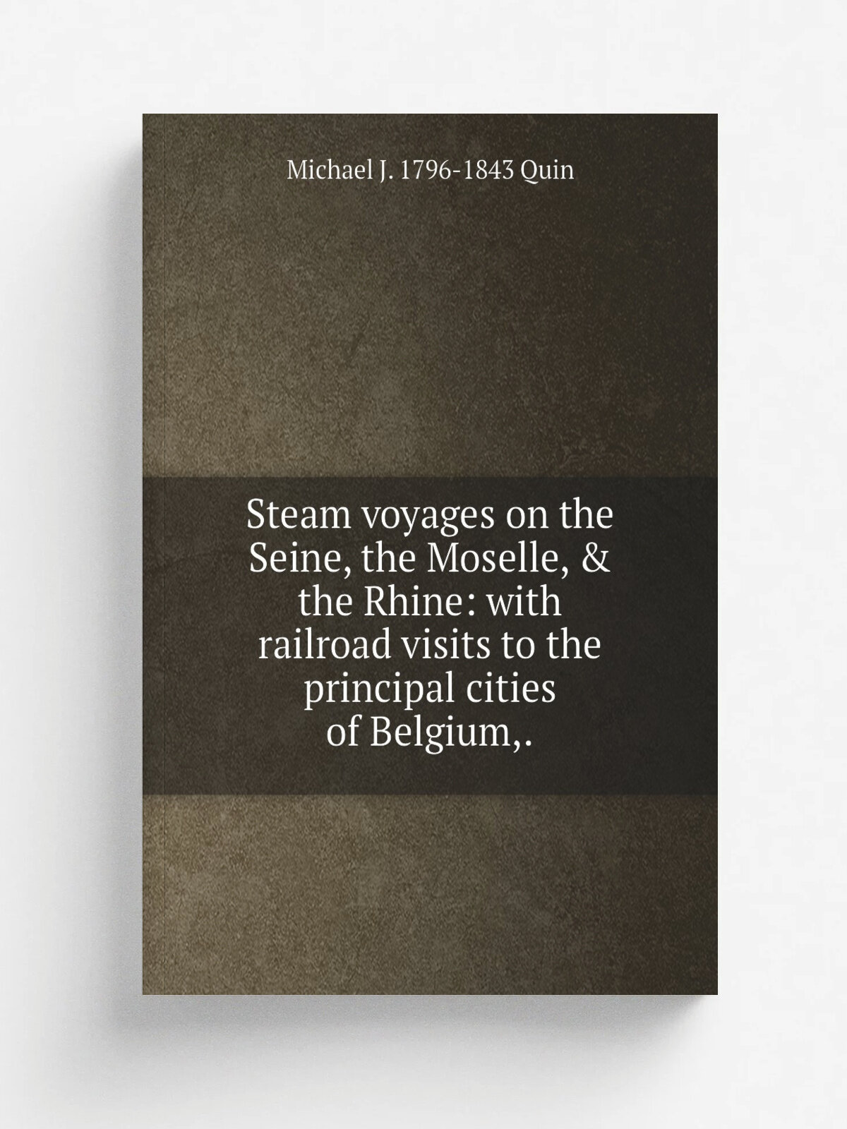 Steam voyages on the Seine, the Moselle, & the Rhine: with railroad visits to the principal cities of Belgium.