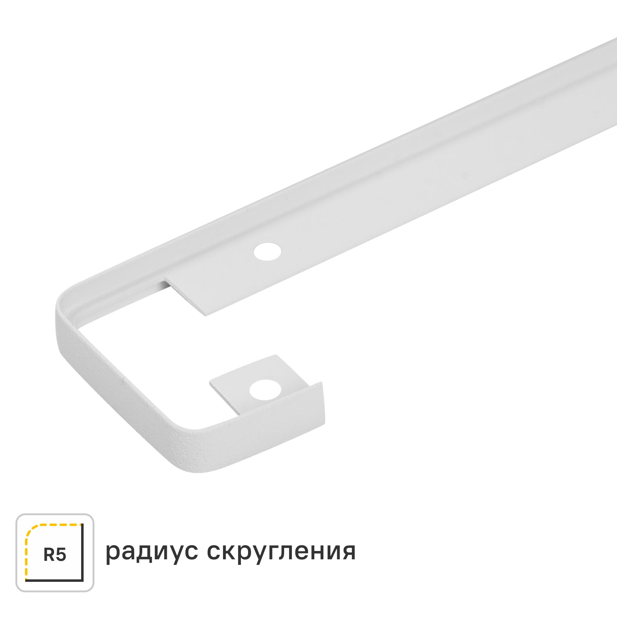 Планка соединительная Т-образная R5 60x3.8 см для столешницы 3.8 см цвет алюминий