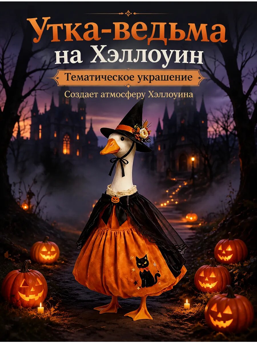 Одежда для садового гуся костюм декор двора