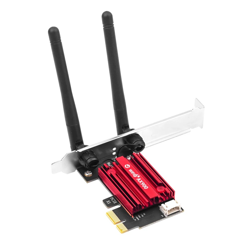 Беспроводной адаптер Wi-Fi 6 AX900 Bluetooth 5.4 TelDaykemei для настольных ПК