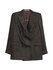 Пиджак Tagliatore Herringbone double-breasted blazer, размер 40, коричневый