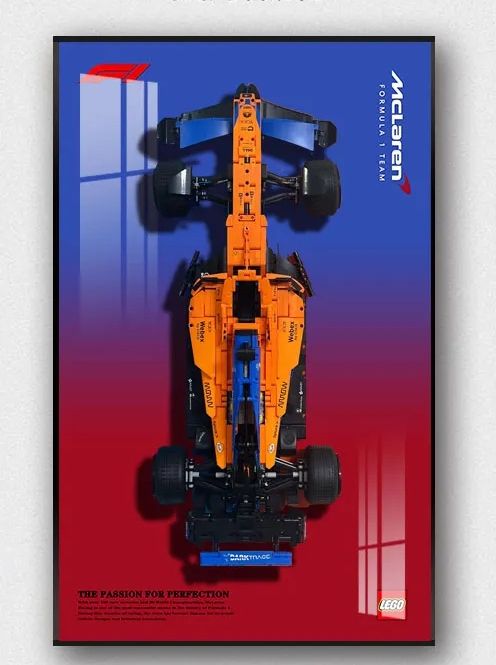 Конструктор Technic Гоночный автомобиль McLaren Formula 1 , рамка для формула 1