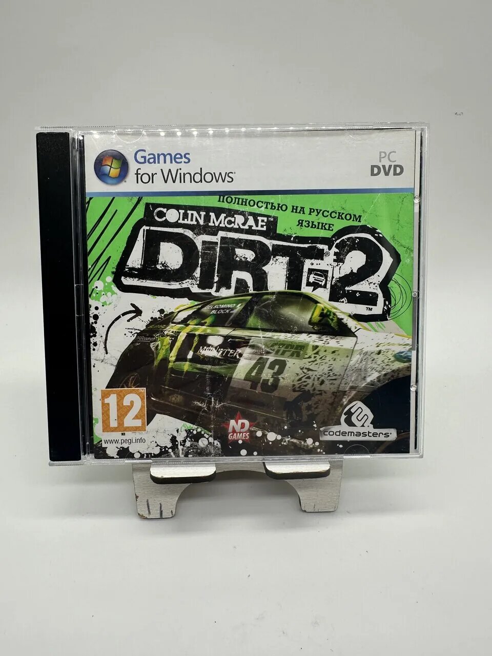 Диск с игрой Colin McRae: DiRT 2 на пк лицензия
