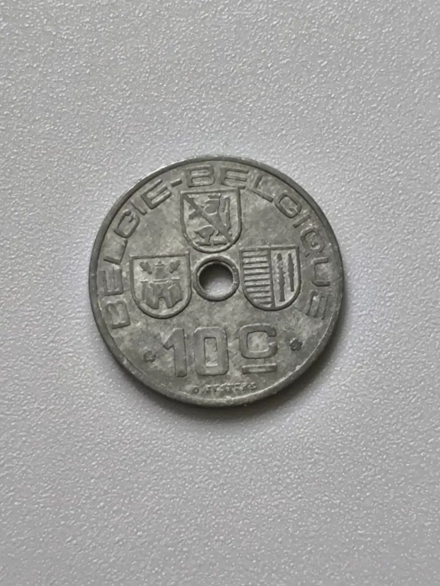 Монета 10 сантимов Бельгия, 1941 г