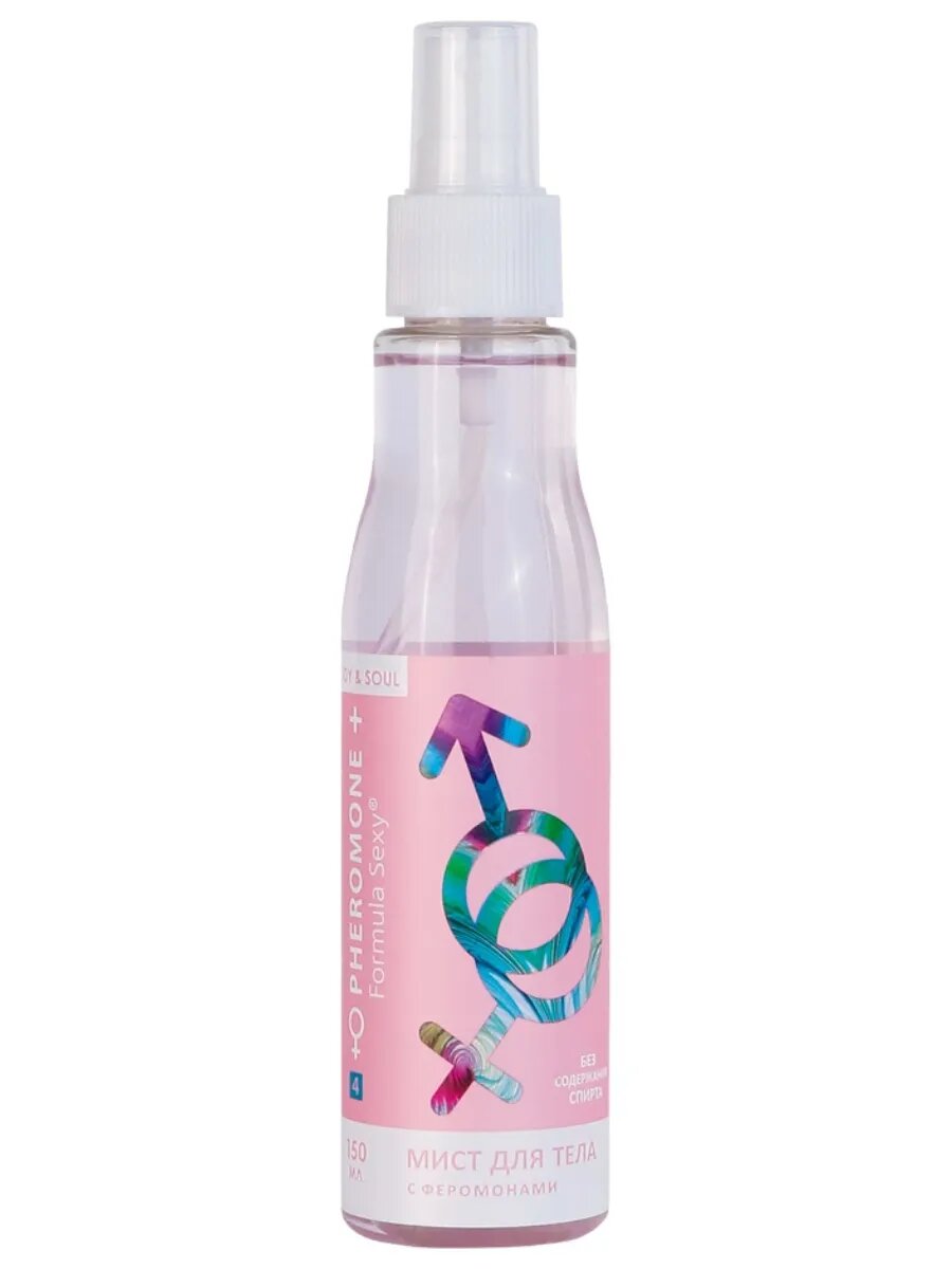 Мист для тела с феромонами цветочный, зеленый Formula Sexy №4 150мл