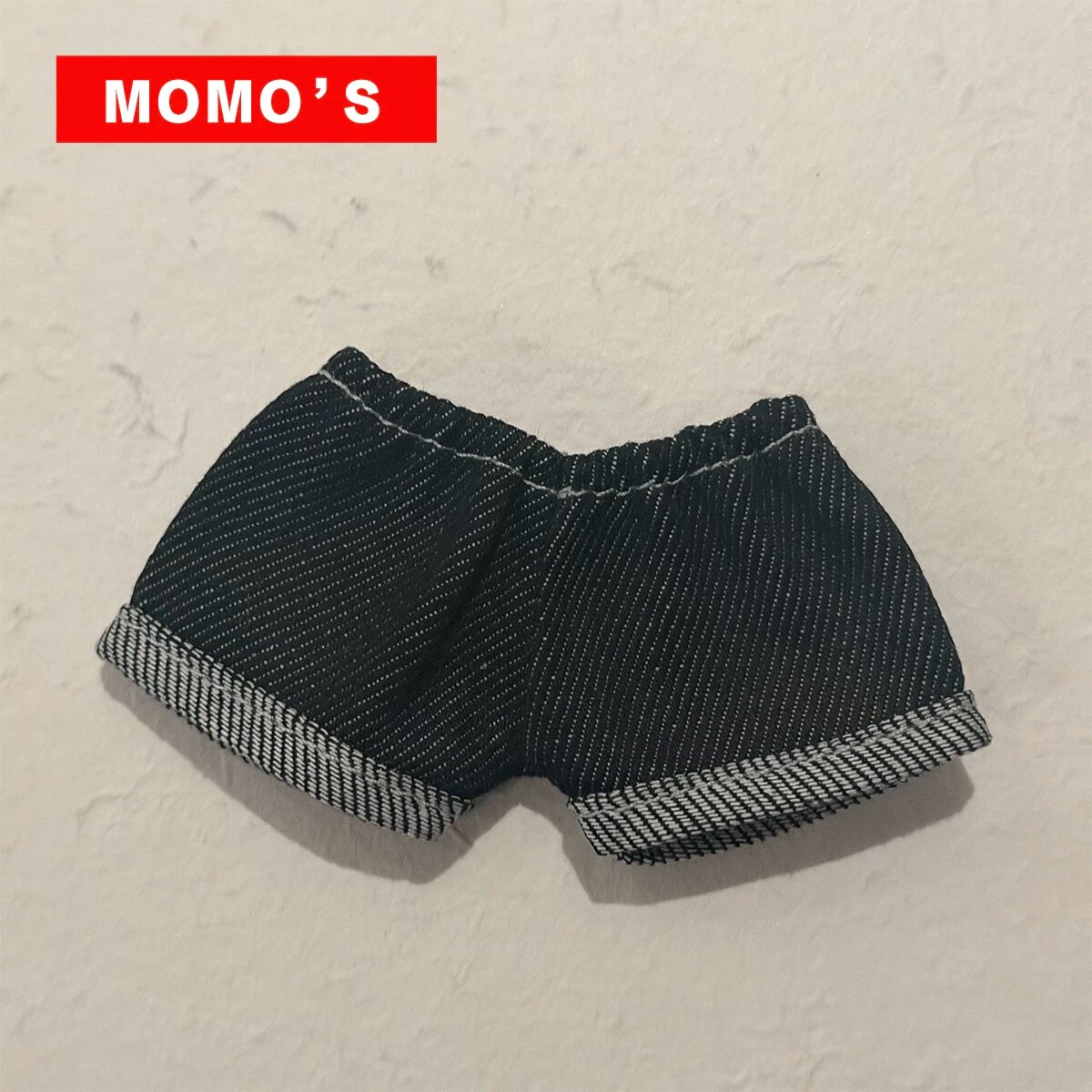 Черные джинсы для куклы Crybaby, стиль MOMOS, высокая талия, эластичная комфортная ткань