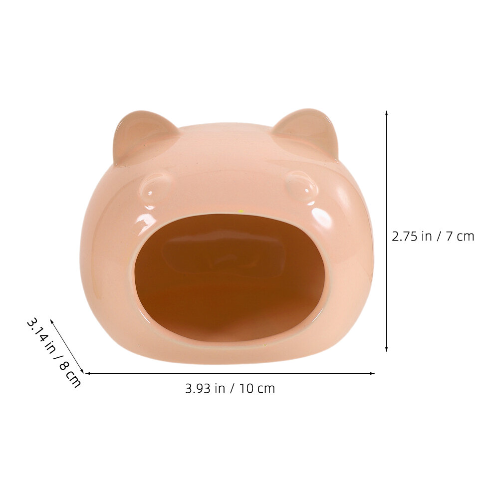 Домик Для Ежиков И Грызунов Розового Цвета Размер 10.00X8.00X7.00CM