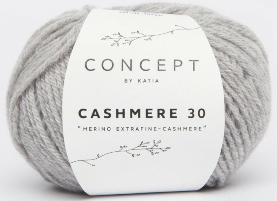 Пряжа #979.203 Cashmere 30 25 г 94 м Katia