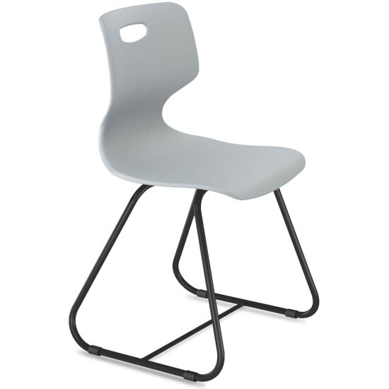 Стул Sheffilton SHT-ST58/S38 A5-7 серый/черный муар