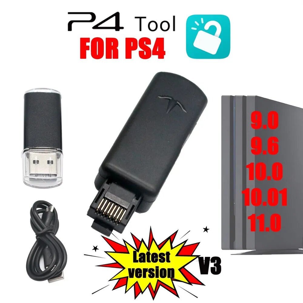 Геймпад для PlayStation 4, черный, пластик, 1 шт.
