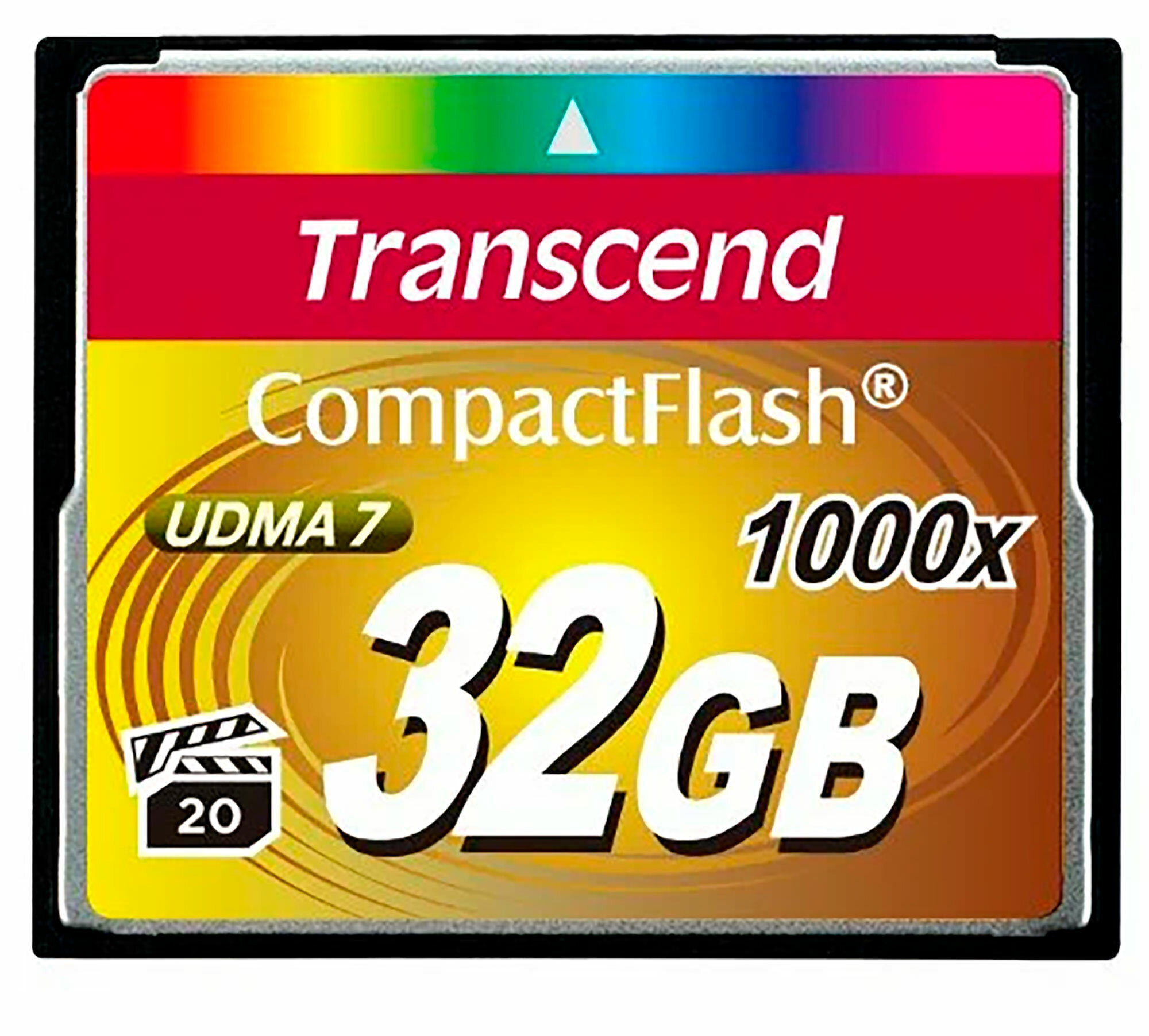 Карта памяти Transcend CompactFlash 32GB 1000x, 120/160 MB/s