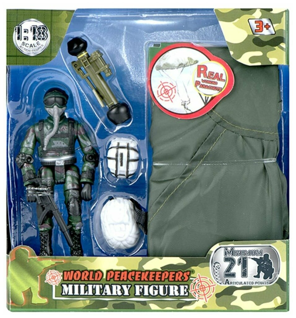 Игровой набор World Peacekeepers "Десант", MC77015, для мальчиков, 22 точки артикуляции