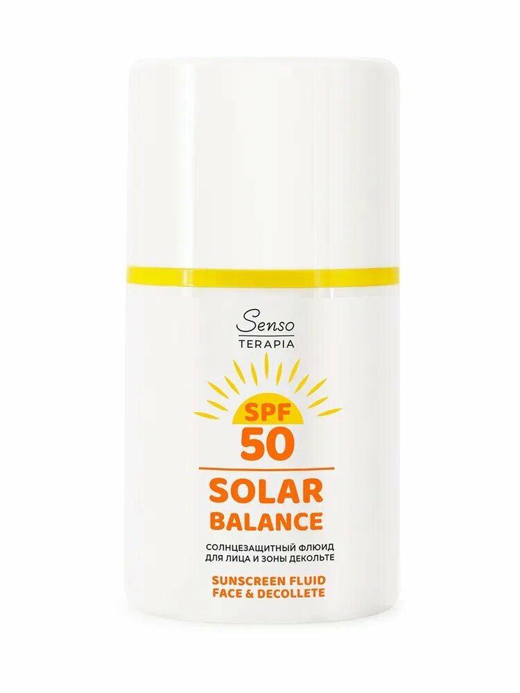 Солнцезащитный флюид SensoTerapia «Solar Balance» для лица и зоны декольте, 50мл
