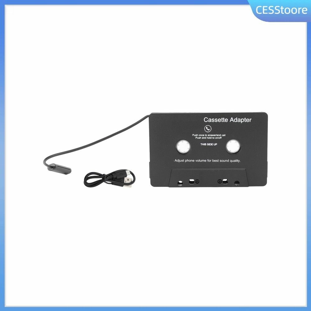 Кассетный адаптер Bluetooth 5.0, громкая связь, Hi-Fi стерео, MP3-плеер, запись