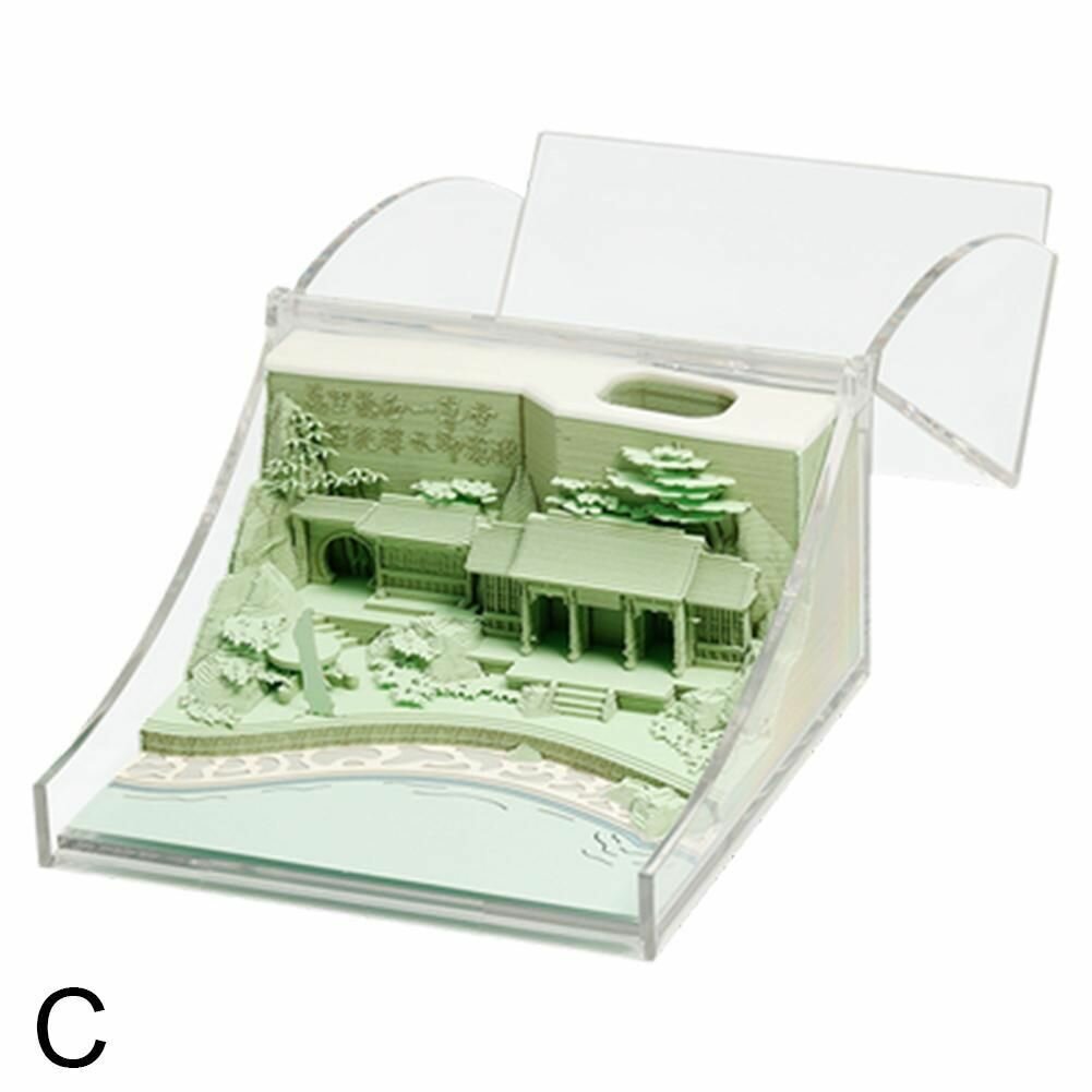 3D настольная бумага для заметок в твердом переплете