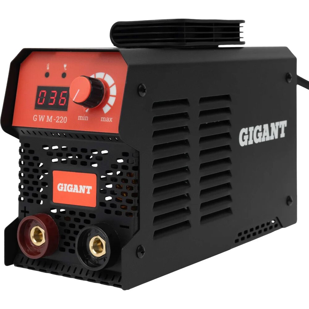 Инверторный сварочный аппарат Gigant GWM-220 с цифровым индикатором, анти‑залипающим контактом, защита