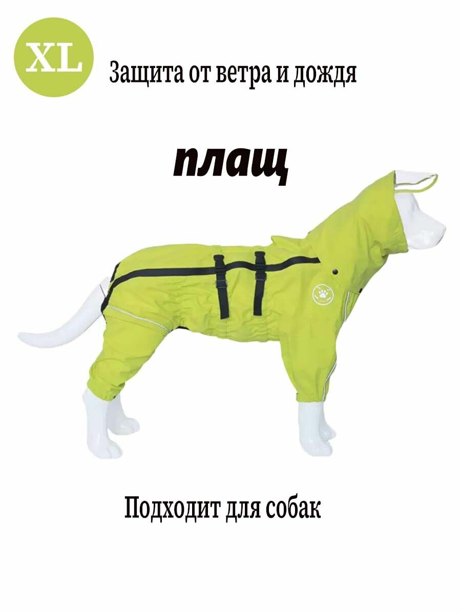 Дождевик для собак мелких, средних и крупных пород, одежда для собак девочек и мальчиков, водонепроницаемый плащ