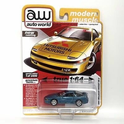 Autoworld 1:64 литой автомобиль масштабная модель(Мицубиси 3000GT)