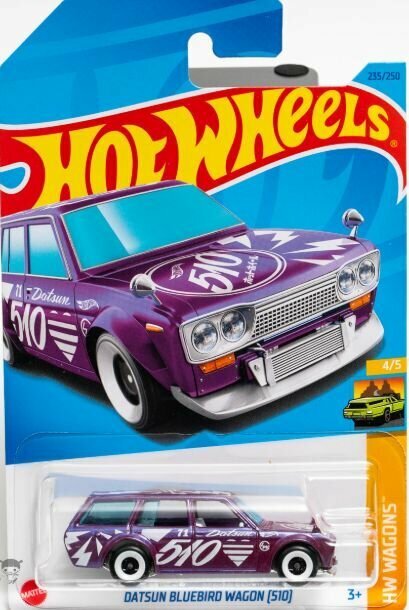 Hot Wheels 2023L, Литая модель автомобиля 1:64(235-DATSUN BLUEBIRD WAGON)