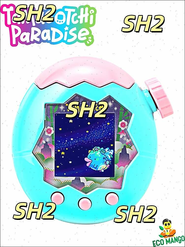 Виртуальный питомец Tamagotchi Paradise, Нефритовый лес, меню на английском языке